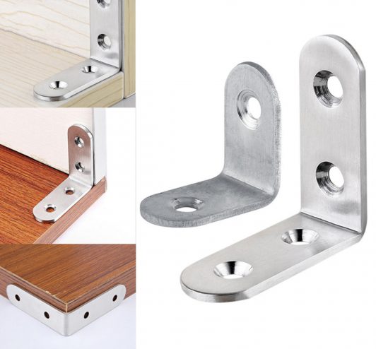 4pcs L Bracket Cabinet Shelf Support - Plywood Online (Singapore)