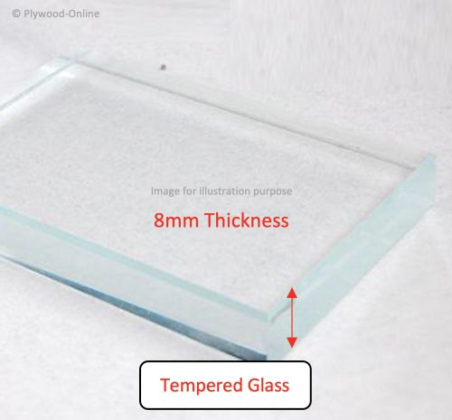 8mm Thickness • Tempered Extra Clear Glass - Plywood Online (Singapore)